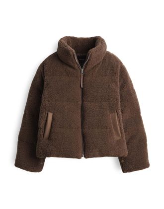 OPUS Damen Jacke | HOZY Regular Steppjacke aus weichem Teddyfell Cocoa, 40