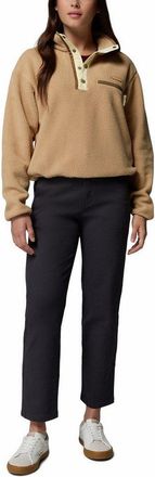 Columbia Stehkragenpullover Helvetia II Cropped Half Snap Fleece mit verstellbarem Saum