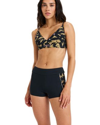 Roxy Active Shorty - Bikini Bottoms for Women - Bikiniunterteil - Frauen - M - Schwarz