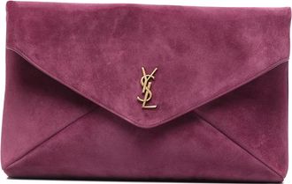 Saint Laurent Logo-plaque Clutch Bag