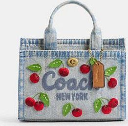 Coach Cargo Tote 20 Mit Kirsch-Stickerei