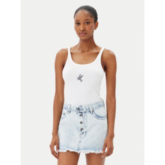 One Teaspoon Top Fine 26605 Wei&szlig; Slim Fit