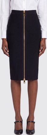 Elisabetta Franchi Jupe crayon midi taille haute en jersey
