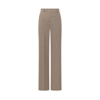 Max Mara Femme, Pantalons, Beige, Taille: 42 FR Lambro Pantalons