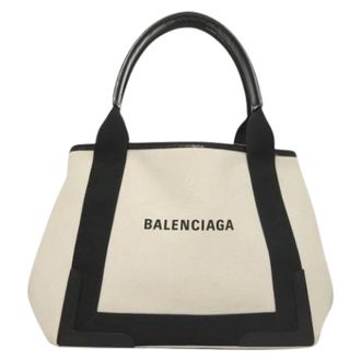 Balenciaga Pre-owned Canvas Tote Bag - - Pre-owned - Damen - Wei&szlig; - ONE SIZE