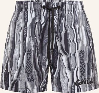 Carlo Colucci Carlo Colucci Carlo Colucci Swimshort - Signature Knit Print Federici schwarz