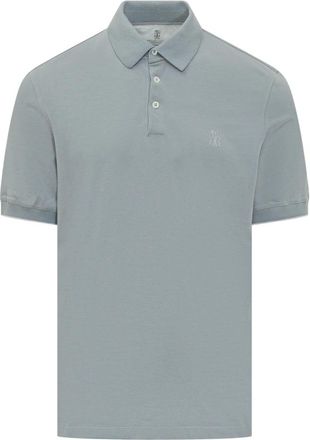 Brunello Cucinelli Homme, Tops, Bleu, Taille: M Polo Chemises