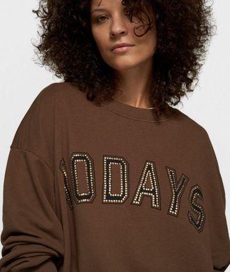 10 Days Rundhalspullover pleated sweater 10DAYS