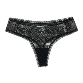 Eres Eres, Femme, Sous-v&ecirc;tements, Noir, Taille: 44 FR Envolee Briefs