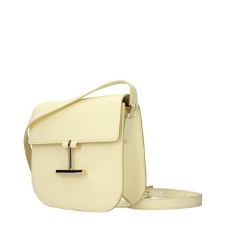 Tom Ford Leather Crossbody Bag - Yellow