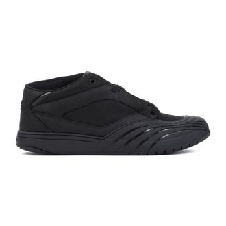Givenchy Schwarze Mid-Top Leder Sneakers - - Shoes - Herren - Schwarzk - 40 EU