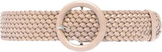 Depeche Depeche, Femme, Accessoires, Beige, Taille: 85 CM Ceinture Taille Vanille Foncée