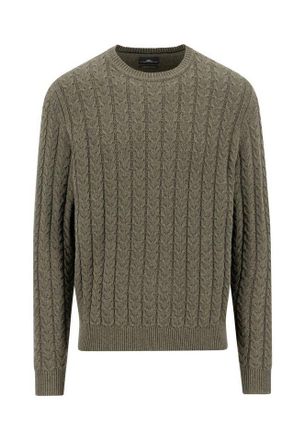 Fynch-Hatton Strickpullover mit Zopfmuster und Wolle
