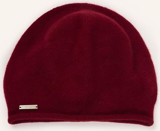 Seeberger Seeberger Cashmere-M&uuml;tze Baske rot