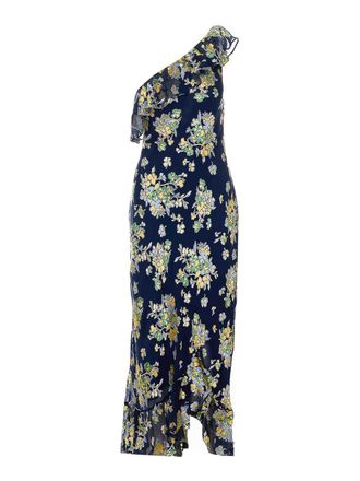 Rixo Robe Au Genou - Bleu