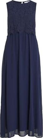 Vila Vila Lace Dress Vimilina Robe en Dentelle-Noos/DC, Blazer Bleu Marine, 38 Femmes