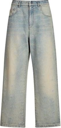 Mouty Jeans d&eacute;lav&eacute; en coton