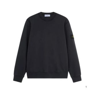 Stone Island Homme, Sweatshirts et sweats à capuche, Bleu, Taille: S Fleece SweaT-shirt
