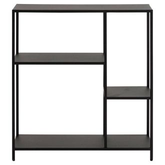 Miliboo Design-Konsole aus schwarzem Metall L80 cm PODIUM