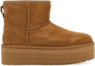 UGG Botte Classique Mini Plateforme - Femme - Chaussures - Beige - Taille: 40 EU
