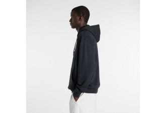 New Balance Kapuzensweatshirt AAZ Mens Lifestyle Hoodie BIG TEAL mit Kapuze, aus Baumwolle und Polyester