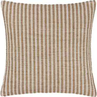 furn. Yard Hof Organik Streifen strukturierte Gewebekissenabdeckung