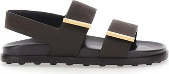 Tod's Femme, Chaussures, Brun, Taille: 36 EU Sandale &agrave; brides multiples en cuir