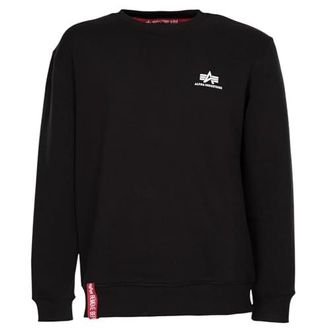 Alpha Industries Alpha Industries Basic Small Logo Sweat-Shirt pour Homme, Black, XXL