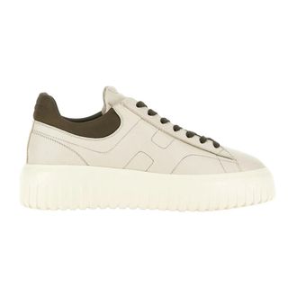 Hogan Homme, Chaussures, Blanc, Taille: 42 EU H-Stripes Allacciato H