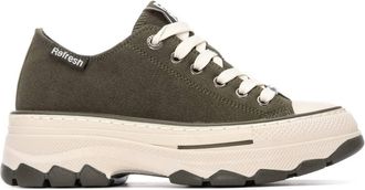 Refresh Sportschuhe Sneaker Damen Khaki - Bequeme und vielseitige Schuhe - Casual Mode - Modell 17307903 (Gr&ouml;&szlig;e 38)