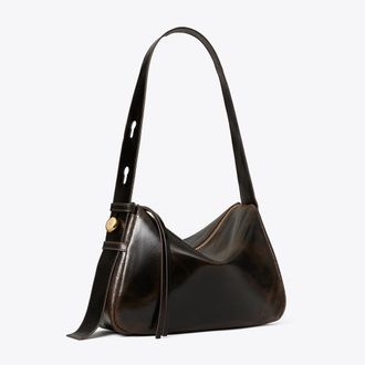 Tory Burch Romy Schultertasche im Used-Look