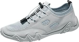 Generic Chaussures de course pour homme - Chaussures de sport en maille respirante &agrave; lacets - L&eacute;g&egrave;res et confortables - Chaussures dext&eacute;rieur &agrave; fond plat - Ch