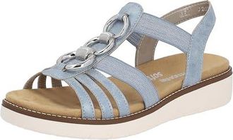 Remonte Femme D2073 Sandale, Bleu Steelblue 12, 38 EU
