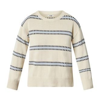 Lind Round-Neck Strickwaren - - Knitwear - Damen - Mehrfarbig - S