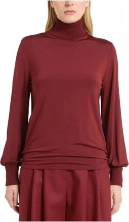 Marella Femme, Pulls, Rouge, Taille: 38 FR Turtleneck