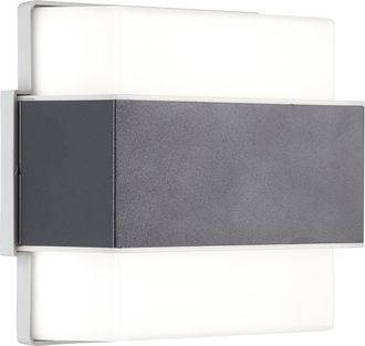 Brilliant Archie G96387/63 LED-Außenwandleuchte EEK: E (A - G) LED LED fest eingebaut 7W Weiß, Ant