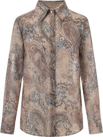 Liu Jo Damen, Blusen & Hemden, Beige, SGr&ouml;&szlig;e