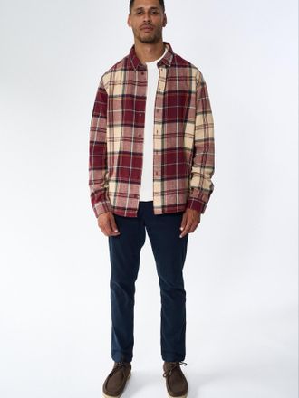 Legends Hemd Humphrey Flannel check shirt - Decadent Chocolate