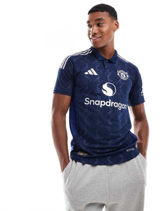 adidas adidas Football - Manchester United 24/25 - Maillot extérieur authentique - Bleu
