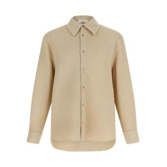 S&eacute;fr Oseary Shirt - - Shirts - Herren - Beige - XL