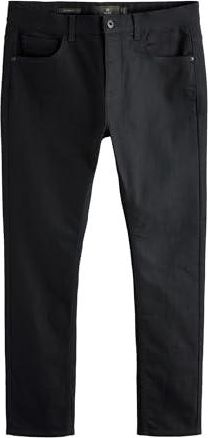 Next Jean Extensible pour Homme, Coupe Classique, M&eacute;lange de Mati&egrave;res &agrave; Haute Teneur en Coton Noir uni EU 96.5 Short (UK 38S)