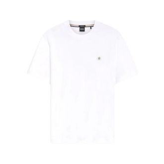 HUGO BOSS Homme, Tops, Blanc, Taille: M T-shirt C-Taut 01