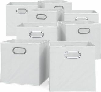 Vicco Faltbox, Weiß, 30 x 30 cm 8er Set, Vicco