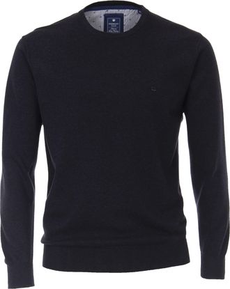 Redmond Herren Pullover mit Rundhals-Ausschnitt (500), Größe:5XL, Farbe:Blau(11)