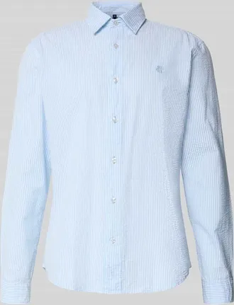 Mc Neal Regular Fit Freizeithemd mit Logo-Stitching