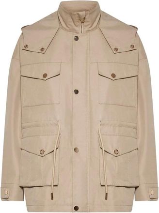 Silvian Heach Femme, Vestes, Beige, Taille: 38 FR Utility Jacket