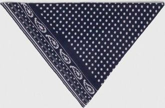 Maje Wendbares Dreieckstuch - Marine Pois Bandana Print - Maje
