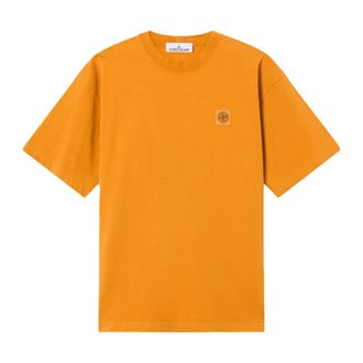 Stone Island Homme, Tops, Orange, Taille: S T-Shirt