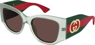 Gucci Square Sonnenbrillen - - Accessories - unisex - Gr&uuml;n - 55 MM