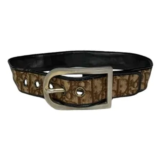 Dior Ceinture Saddle Pre-owned - Femme - Pre-owned - Beige - Taille: ONE Size
